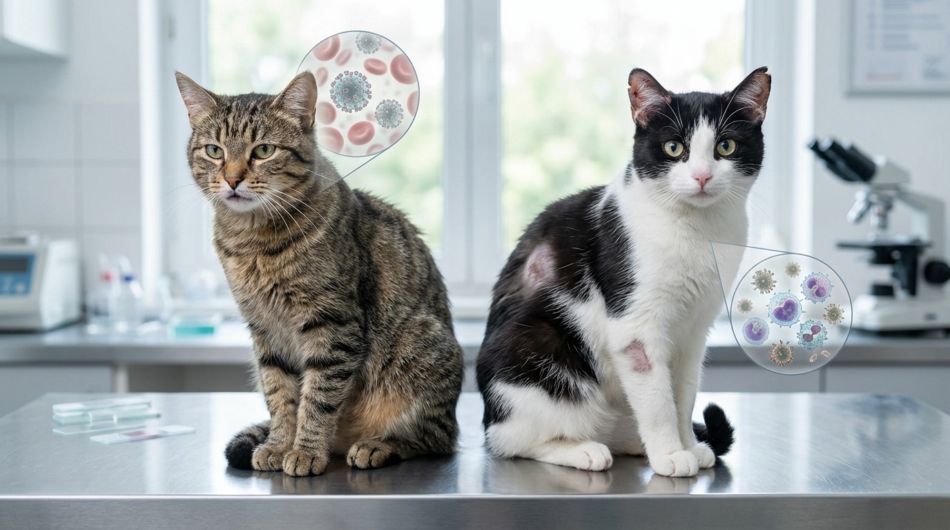 Leucose féline (FeLV) vs Sida des chats (FIV) : Quelles différences ...